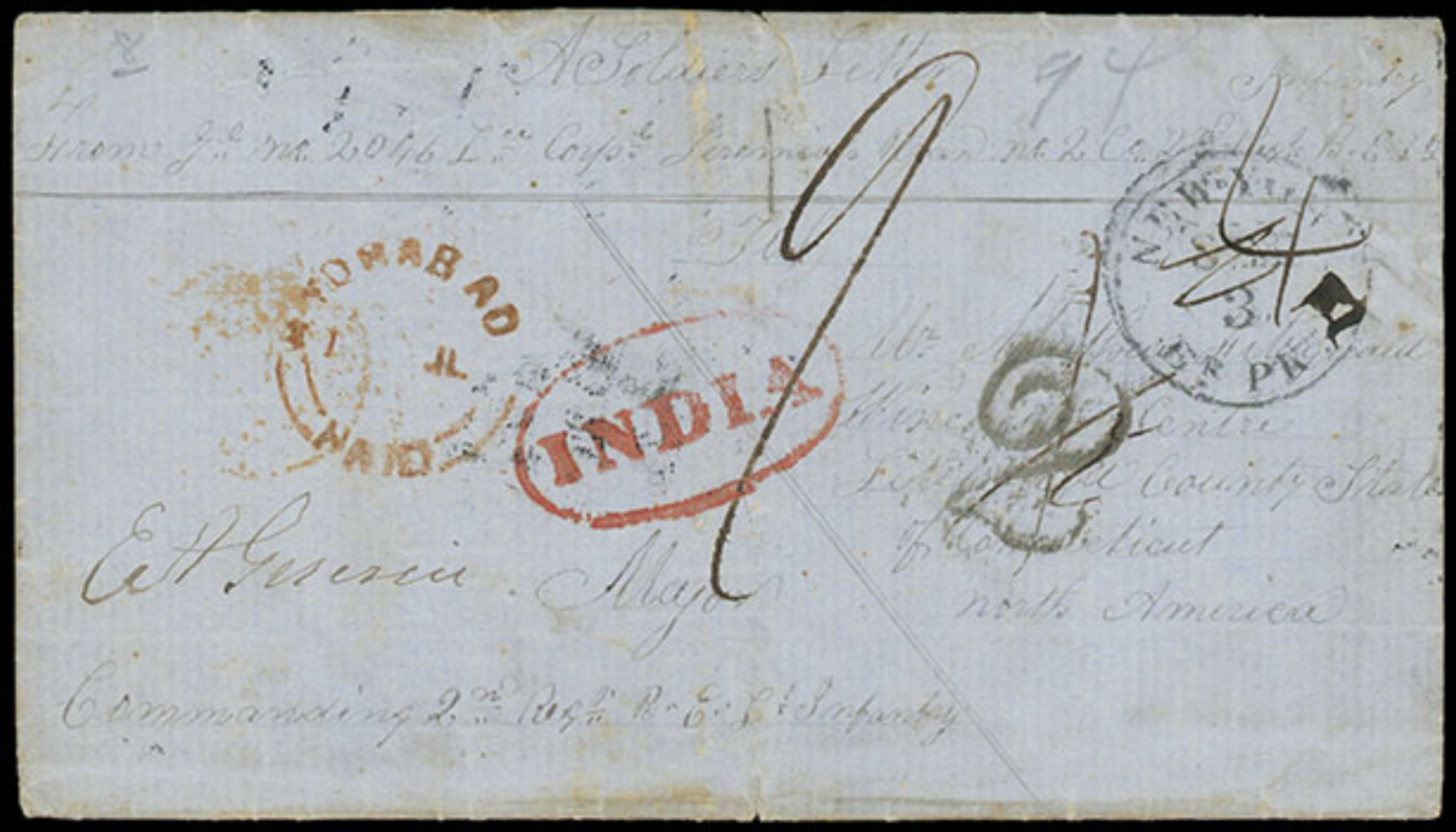 Four Letters to Westwinstead, Connecticut - The Philatelist